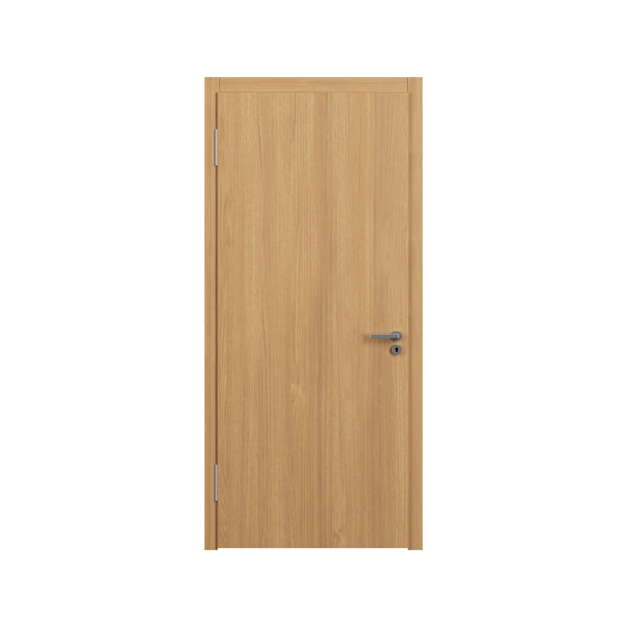 Porte à 1 vantail EI30 pleine Silence avec insert en verre en option ...